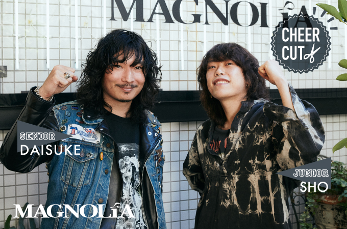 重ためモッサリヘアから「パーマのカリスマ」がつくるロックスタイル！ カットで応援！ センパイCHEERカット MAGNOLiA DAISUKEさん×SHOさん編｜リクエストQJ